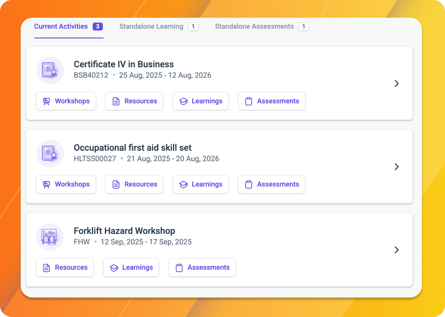 Using the Learner Portal for Skills – aXcelerate Support