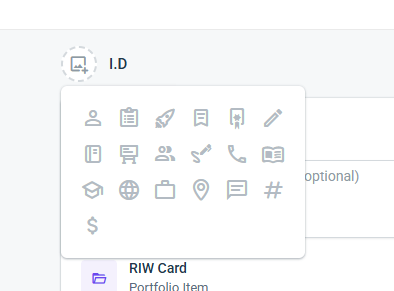 Learner Onboarding Icon selection – aXcelerate Support