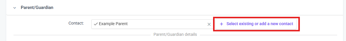 Parent/Guardian Phone Number – aXcelerate Support